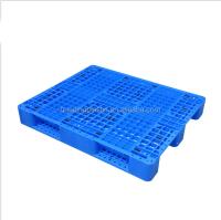 China Industrial Packaging Blue Single Faced 4-WAY Pallet 1200*1000*150mm Eco-friendly Made for sale