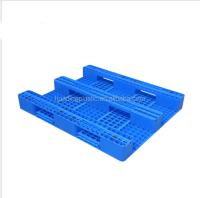 China Industrial Packaging Blue Single Faced 4-WAY Pallet 1200*1000*150mm Eco-friendly Made for sale