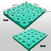 China 4-Way Entry Type Heavy Duty Stacking 5 Gallon Water Bottle Plastic Pallet Durable Design for sale