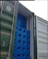 China 4-Way Entry Type Heavy Duty Stacking 5 Gallon Water Bottle Plastic Pallet Durable Design for sale