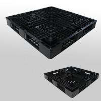 China Recycled Plastic Pallet Dimensions in Philippines Single Faced Style No Racking for sale