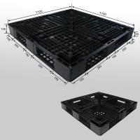 China Recycled Plastic Pallet Dimensions in Philippines Single Faced Style No Racking for sale