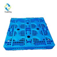 China 1100*1100*110mm Blue Vertical Stackable 16 Bottles 5 Gallon Water Bottle Plastic Pallet for sale
