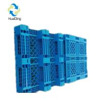 China 1000*1000*150 mm Four Way Entry Single Face Grid Plastic Pallet with HDPE/PP Material for sale