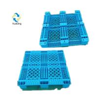 China 1000*1000*150 mm Four Way Entry Single Face Grid Plastic Pallet with HDPE/PP Material for sale