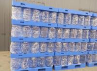 China Water Industry Storage Plastic Pallet with 16kg Unit Weight and Space-Saving Design for sale
