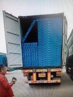 China Water Industry Storage Plastic Pallet with 16kg Unit Weight and Space-Saving Design for sale