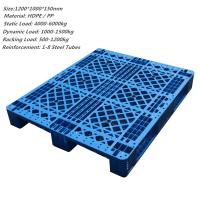 China 4-Way Entry Industry Pallet Durable Recycled Plastic for Heavy Duty Handling Demands for sale