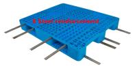 China 4-Way Entry Industry Pallet Durable Recycled Plastic for Heavy Duty Handling Demands for sale