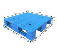 China 4-Way Entry Type Fumigated Igps Distributor Pallet Plastik Dependable and Versatile for sale