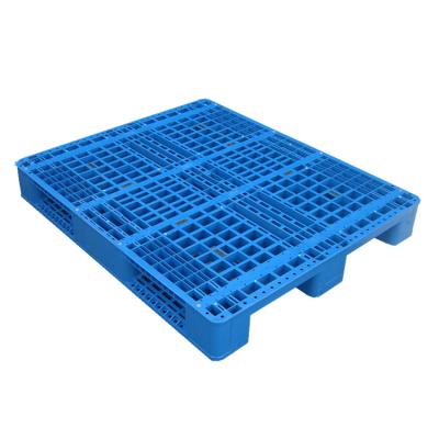 China Smooth Surface 1200x1000 Blue 4-Way Density Hygienic Medical 3 sided Plastic Pallets for sale