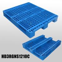 China Smooth Surface 1200x1000 Blue 4-Way Density Hygienic Medical 3 sided Plastic Pallets for sale