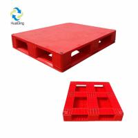 China Single Faced Style Customized Color HDPE Heavy Duty 4-Way Plastic Pallets for Warehouse Storage for sale