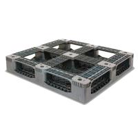 China Injection Molding Plastic Pallet for Forklift Storage Eco-Friendly and No Wood Design for sale