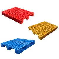 China HDPE Virgin or Regrind Material Heavy Duty Smooth PVC Euro Pallets 1200x800 Antislip for sale