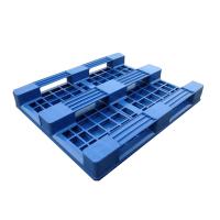China Heavy Duty Second Hand Plastic Pallets for Dynamic Load of 1T in Black or Custom Color for sale