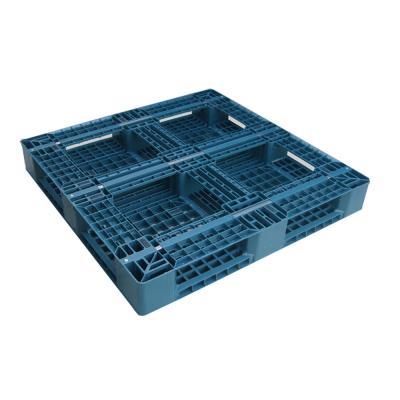 China 1200x1000 Lowes Plastic Pallets Second Hand Dynamic Load 1T Anti-Slip Rubber Inserted for sale