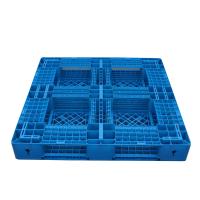China 1200x1000 Lowes Plastic Pallets Second Hand Dynamic Load 1T Anti-Slip Rubber Inserted for sale