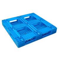 China 1200x1000 Lowes Plastic Pallets Second Hand Dynamic Load 1T Anti-Slip Rubber Inserted for sale