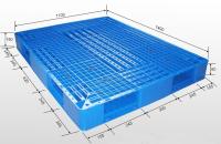 China 1400x1100x150mm HDPE Floor Stacking Pallet for Double Faced Euro Pallet in Warehouse for sale