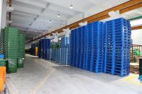 China 1400x1100x150mm HDPE Floor Stacking Pallet for Double Faced Euro Pallet in Warehouse for sale