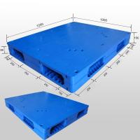 China Euro Pallet 1200x1000 HDPE Heavy Duty Double Faced Plastic Pallets for Free for sale