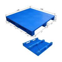 China Customized Industrial Packaging Heavy Duty Solid Deck Plastic Pallet 1200x1000 Food Grade for sale
