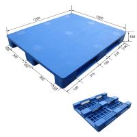 China L1200*W1000*H150 mm Single Faced Plastic Pallet for White Surplus Storage Performance for sale