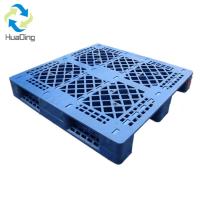 China 6T Static Load Euro Pallets Single Faced Plastic Pallets for Material Handling Needs for sale