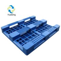 China Single Face Euro Steel Reinforced Plastic Pallets for Hand Lift and Electric Forklift for sale
