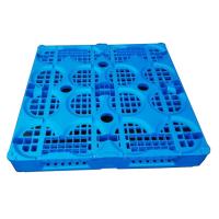China 16kg Unit Weight Plastic Double Faced 4-WAY Bucket Pallet for 5 Gallon Water Bottles for sale