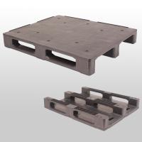 China HDPE/PP Plastic Recycled 4 Way Entry Smooth Plastic Pallet 1000x1000 Euro Standard Size for sale