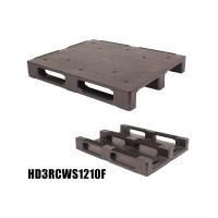 China HDPE/PP Plastic Recycled 4 Way Entry Smooth Plastic Pallet 1000x1000 Euro Standard Size for sale