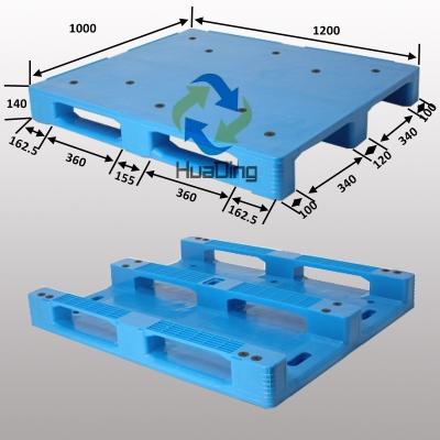 China 19.5kg Heavy Duty Plastic Pallet 1500 x 1500 mm for Racking 1000kg Load Capacity for sale