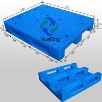 China 19.5kg Heavy Duty Plastic Pallet 1500 x 1500 mm for Racking 1000kg Load Capacity for sale