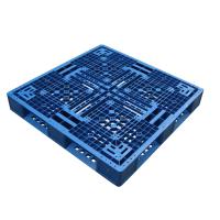 China Stackable Full Perimeter 4-way Base Warehouse Stacking Grid Plastic Pallets for Sales for sale
