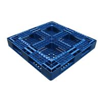 China Stackable Full Perimeter 4-way Base Warehouse Stacking Grid Plastic Pallets for Sales for sale