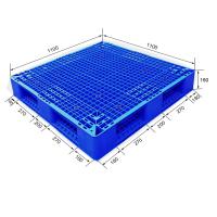 China Double Sided HDPE Plastic Pallet Heavy Duty and Stackable Double Deck Large Size for sale