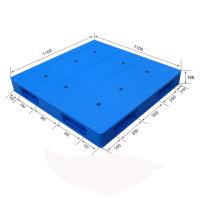 China Double Sided HDPE Plastic Pallet Heavy Duty and Stackable Double Deck Large Size for sale