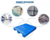 China Raw Material HDPE or PP 1200x1000 Plastic Pallet Durable Euro Perforated Face Design for sale
