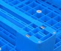 China Raw Material HDPE or PP 1200x1000 Plastic Pallet Durable Euro Perforated Face Design for sale