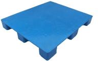 China 9 Feet 1200*1000 Plastic Pallet with Entry 4 Ways and 4Ton Static Load for sale