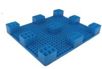 China 9 Feet 1200*1000 Plastic Pallet with Entry 4 Ways and 4Ton Static Load for sale