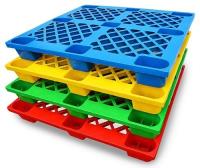 China Euro Pallet 4-Way Entry Type 9 Feet HDPE Plastic Pallet for International Transport for sale