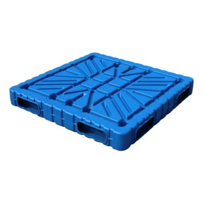 China 4-Way Entry Type Blow Molding Pallet Double Faced Brick Forklift Pallet for sale