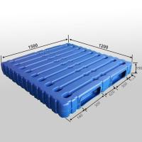 China 4-Way Entry Type Blow Molding Pallet Double Faced Brick Forklift Pallet for sale