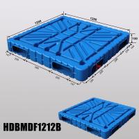 China 4-Way Entry Type Blow Molding Pallet Double Faced Brick Forklift Pallet for sale