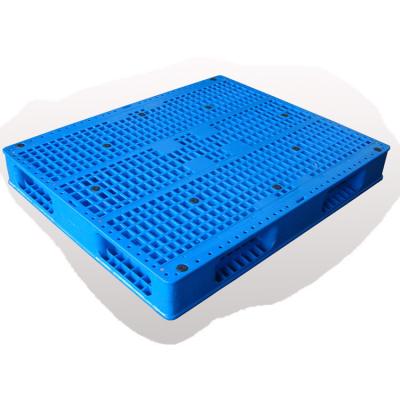 China Dynamic Load 1.5T Heavy Duty Plastic Pallet Blue Color for Industrial Warehouse Storage for sale