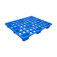 China Dynamic Load 1T Single Faced HDPE Dark Olive Nestable Plastic Pallet with 1000 Pieces for sale