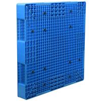 China Customized Logo Double-Sided Grid Plastic Pallets for Shipping in Single Faced Style for sale